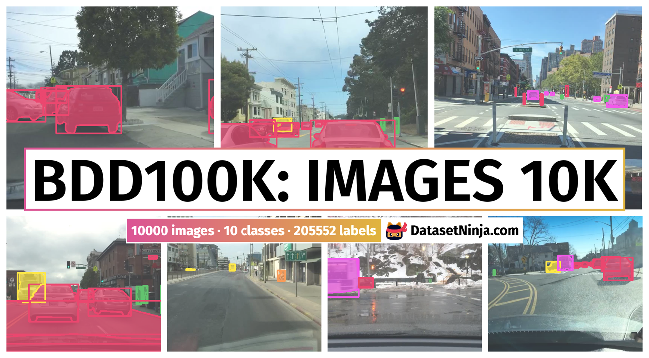 BDD100K: Images 10K - Dataset Ninja