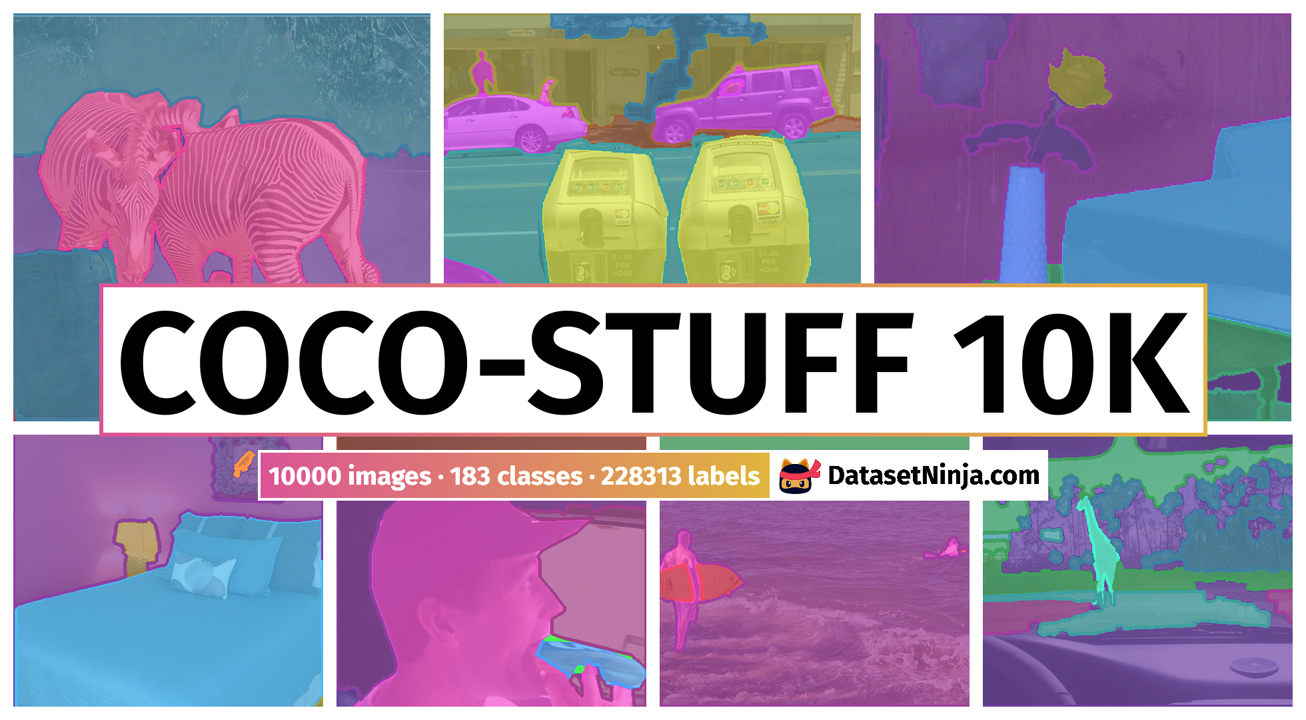 COCO-Stuff 10k - Dataset Ninja