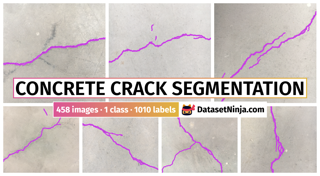 Concrete Crack Segmentation Dataset Ninja