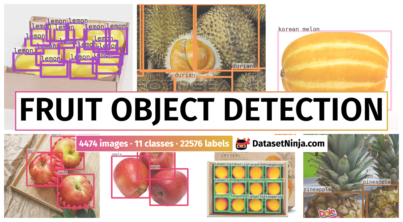 Fruit Object Detection - Dataset Ninja Fruit Object Detection - Dataset Ninja