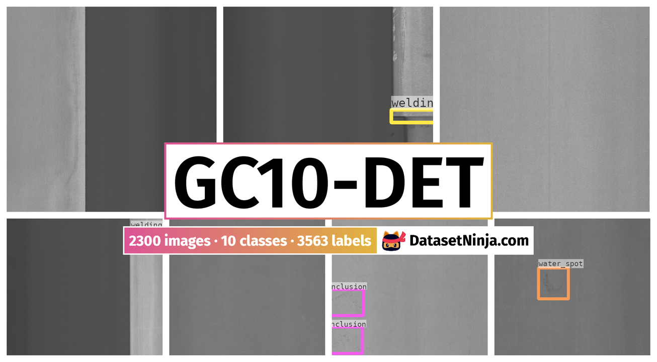 GC10-DET - Dataset Ninja GC10-DET - Dataset Ninja