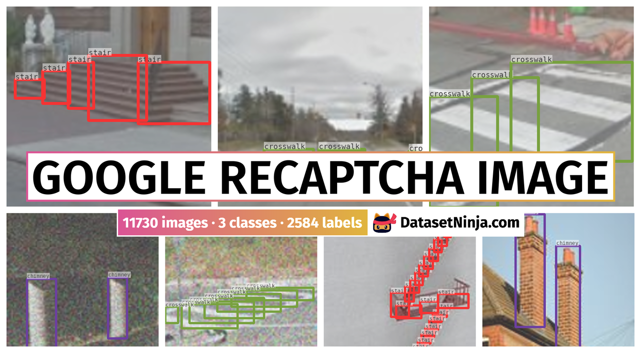 Google Recaptcha Image - Dataset Ninja