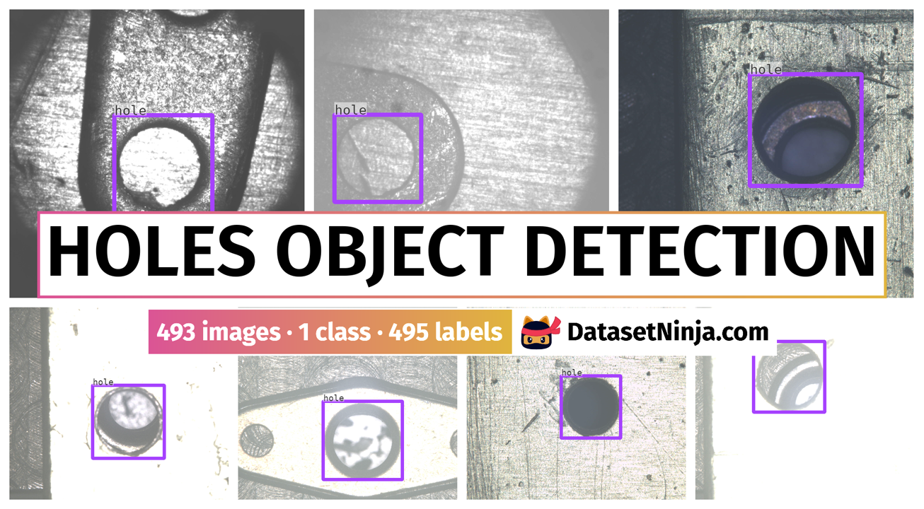 Holes Object Detection - Dataset Ninja