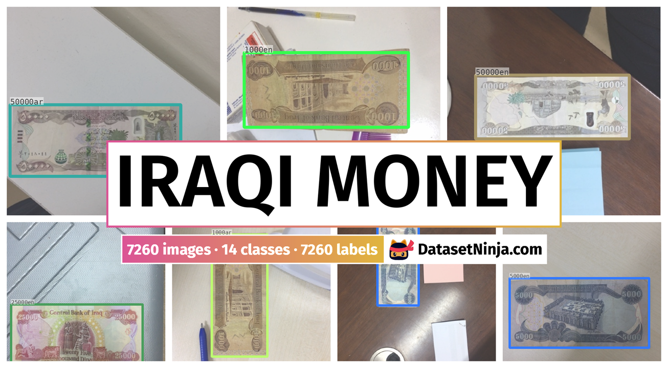 Iraqi Money - Dataset Ninja
