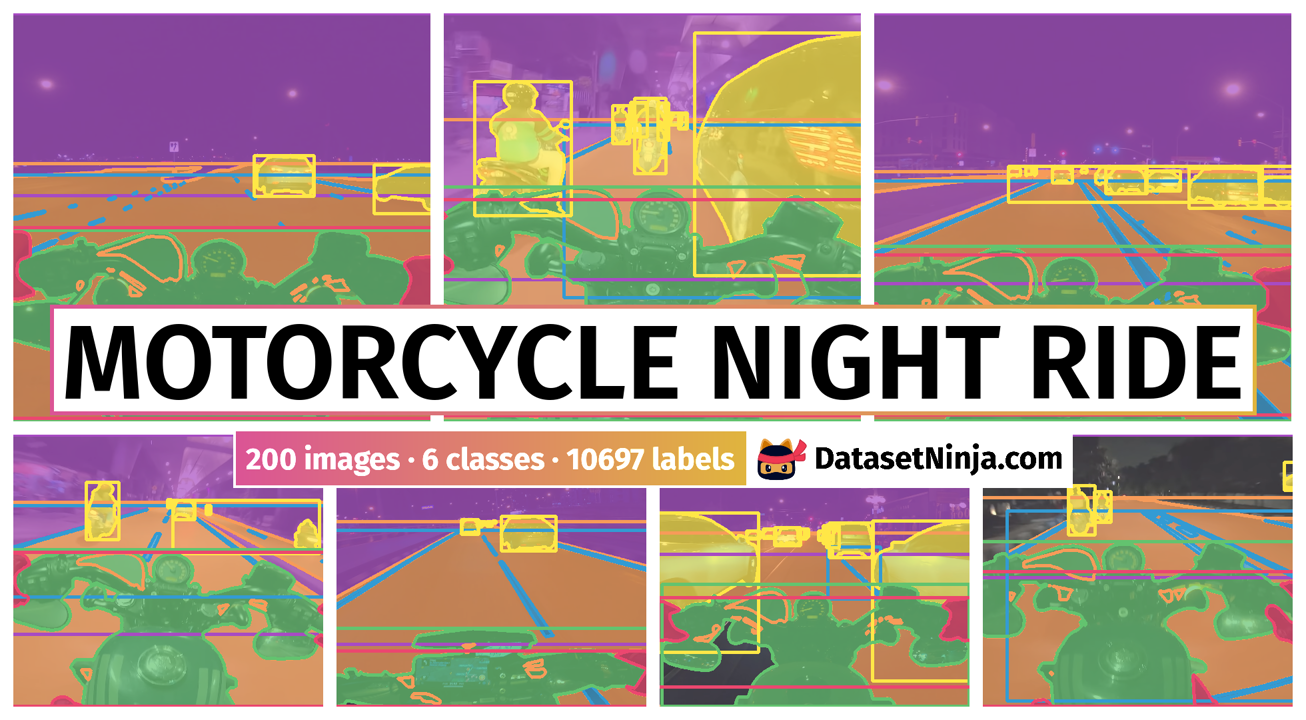 Motorcycle Night Ride - Dataset Ninja