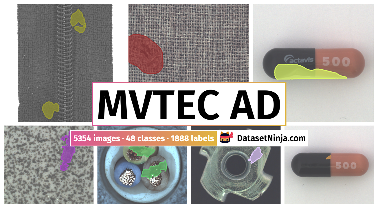 MVTec AD - Dataset Ninja MVTec AD - Dataset Ninja