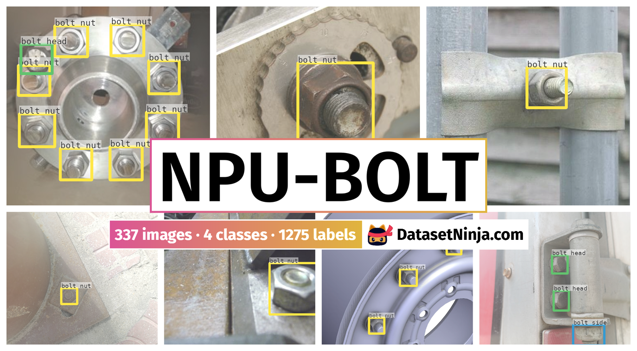 NPU-BOLT - Dataset Ninja