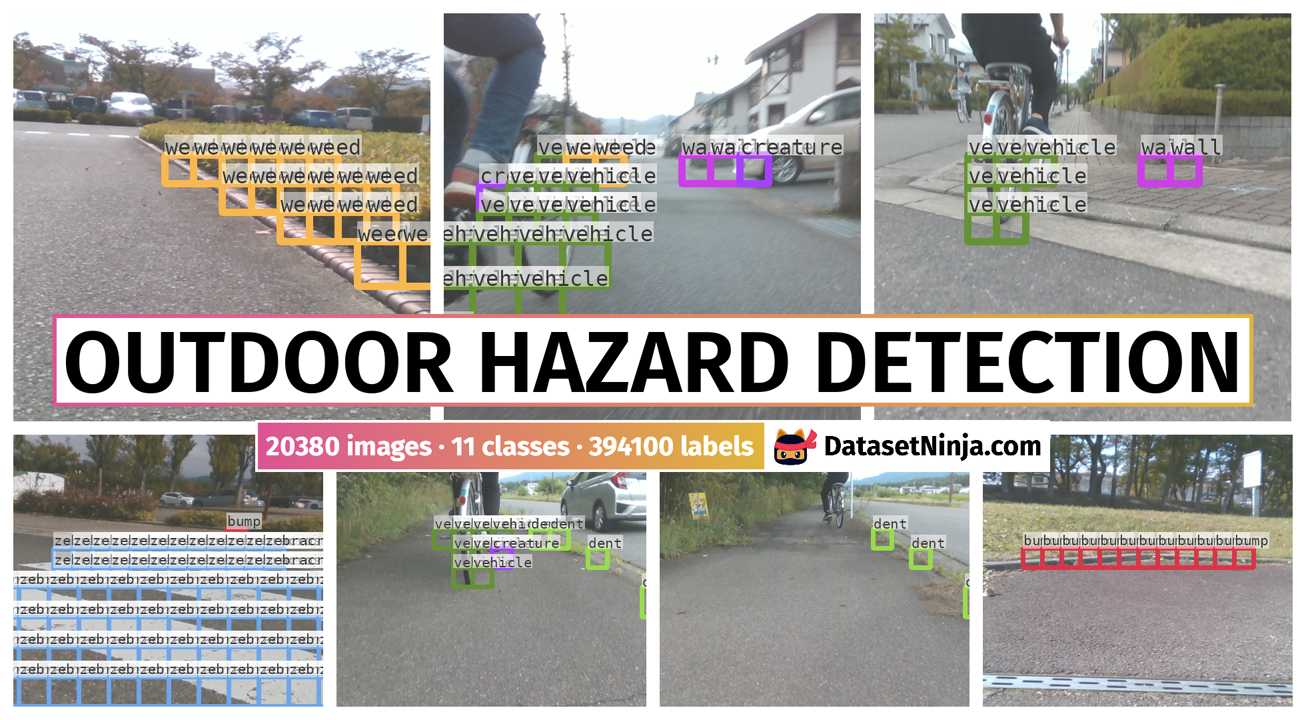 Outdoor Hazard Detection - Dataset Ninja