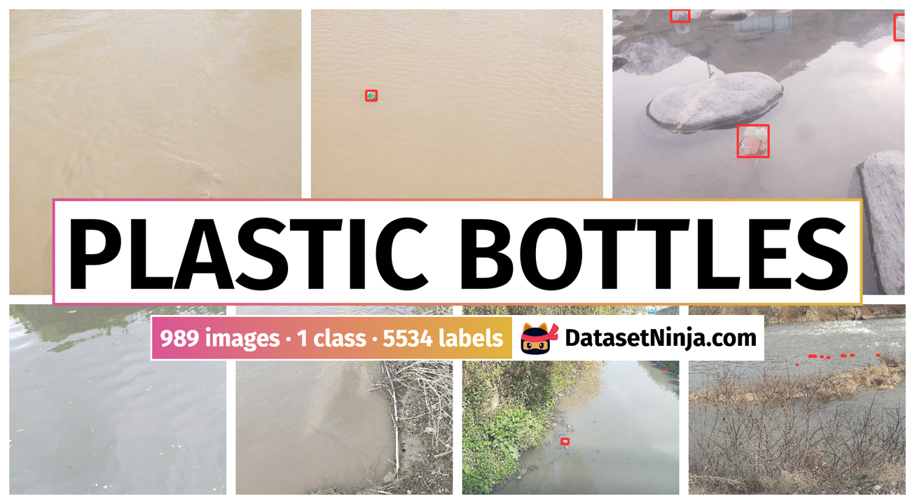 Plastic Bottles Dataset Ninja