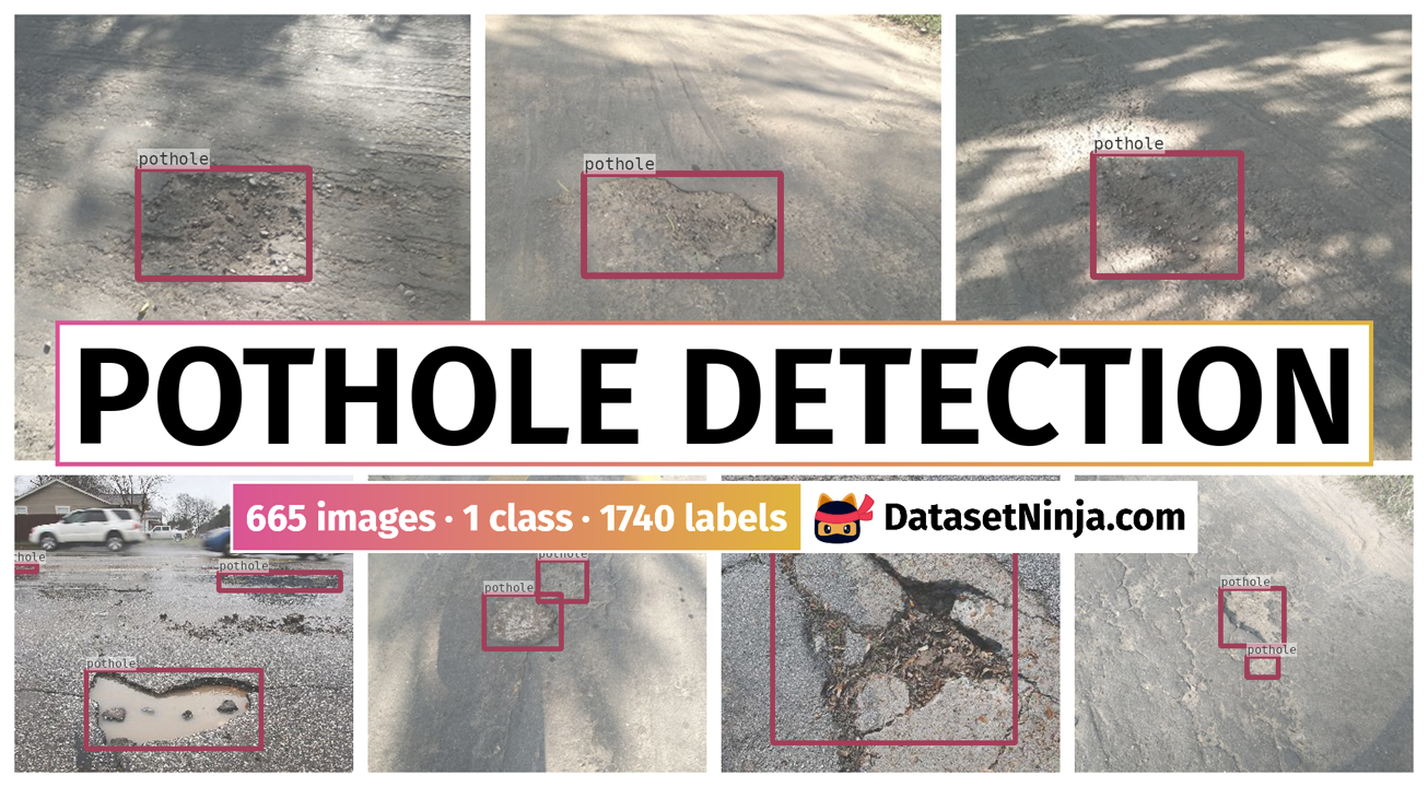Pothole Detection - Dataset Ninja Pothole Detection - Dataset Ninja