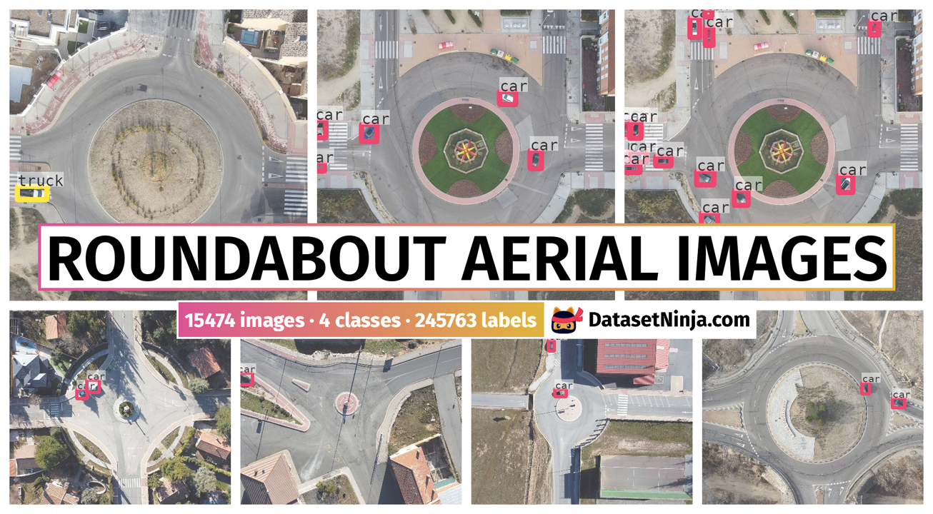 Roundabout Aerial Images - Dataset Ninja