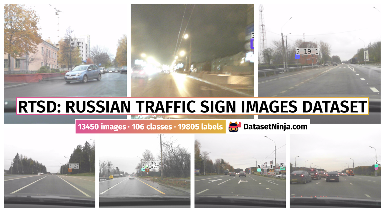 RTSD: Russian Traffic Sign Images Dataset - Dataset Ninja
