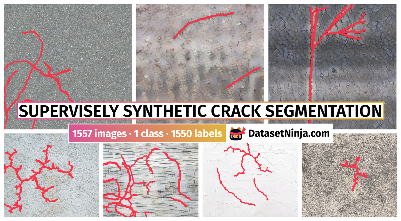 Supervisely Synthetic Crack Segmentation - Dataset Ninja