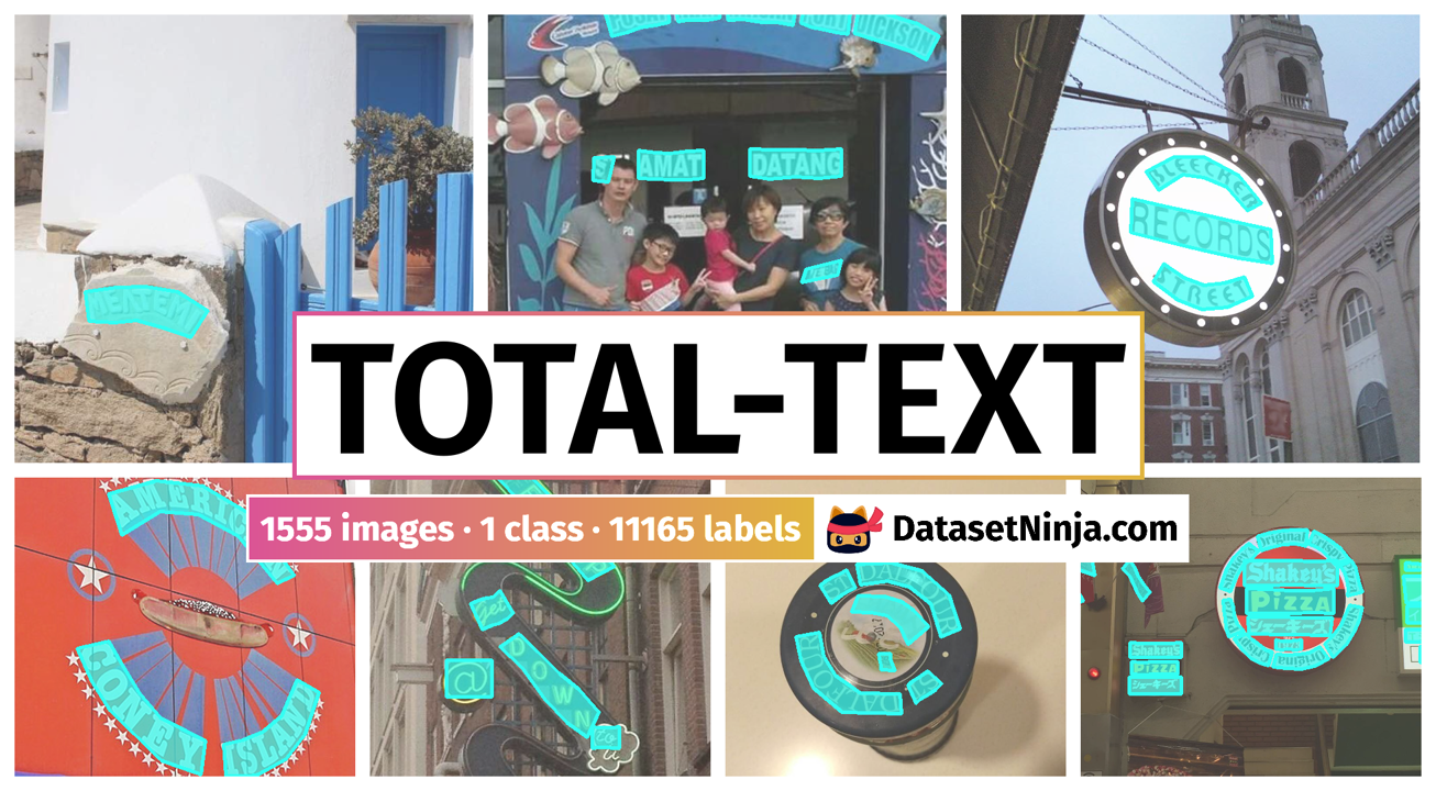 Total Text Dataset Ninja