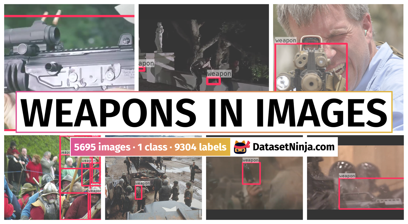 Weapons In Images Dataset Ninja